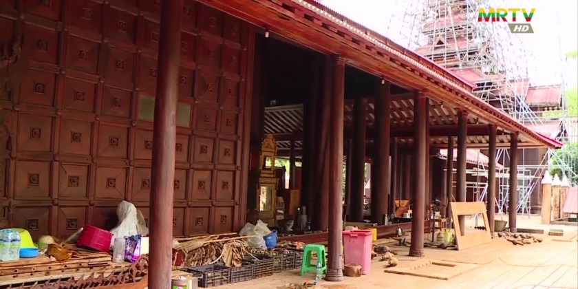 Contribution Works: Shwe Kyin monastery renovations completed 75% ...